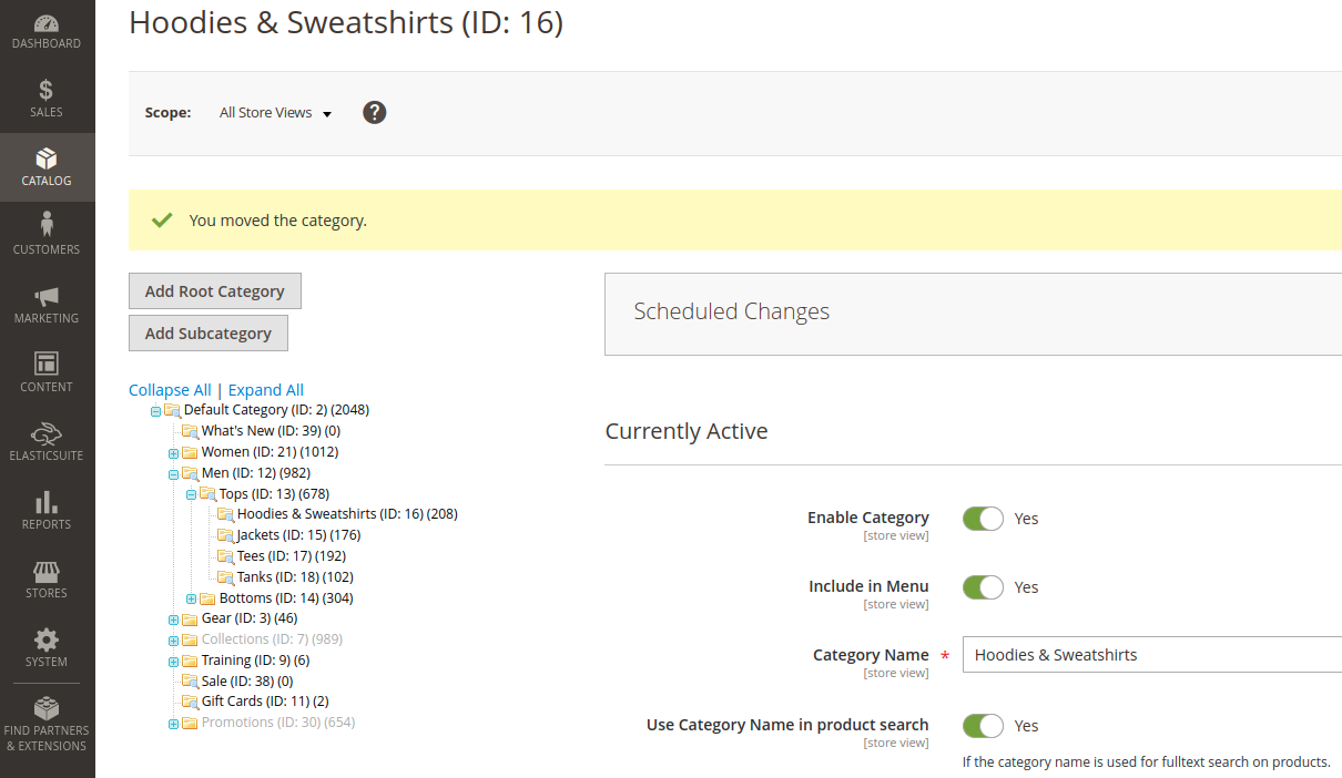 Categories sorting is reset after saving the category · Issue #2578 · Smile-SA/elasticsuite · GitHub