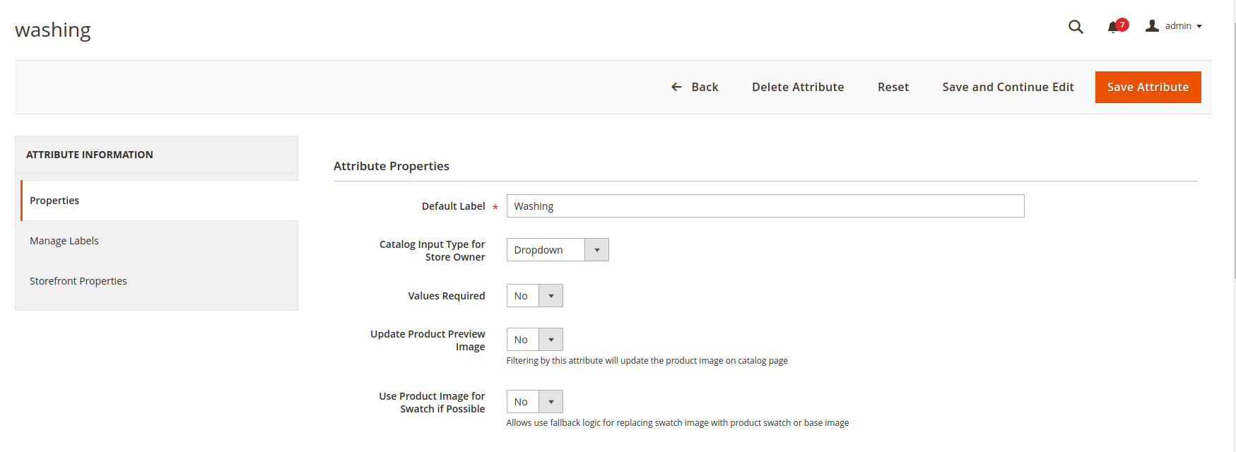 Attribute settings causes Elasticsearch to have an internal error an product listing is empty ...