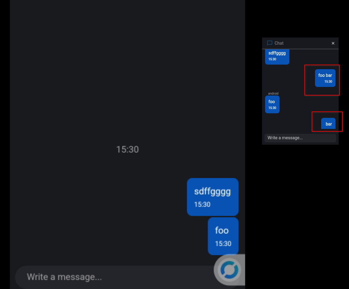 Android chat messages from controlling side not shown · Issue #3471 · rustdesk/rustdesk · GitHub