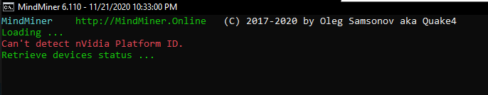 Failed to detect NVIDIA platform ID · Issue #739 · Quake4/MindMiner ...
