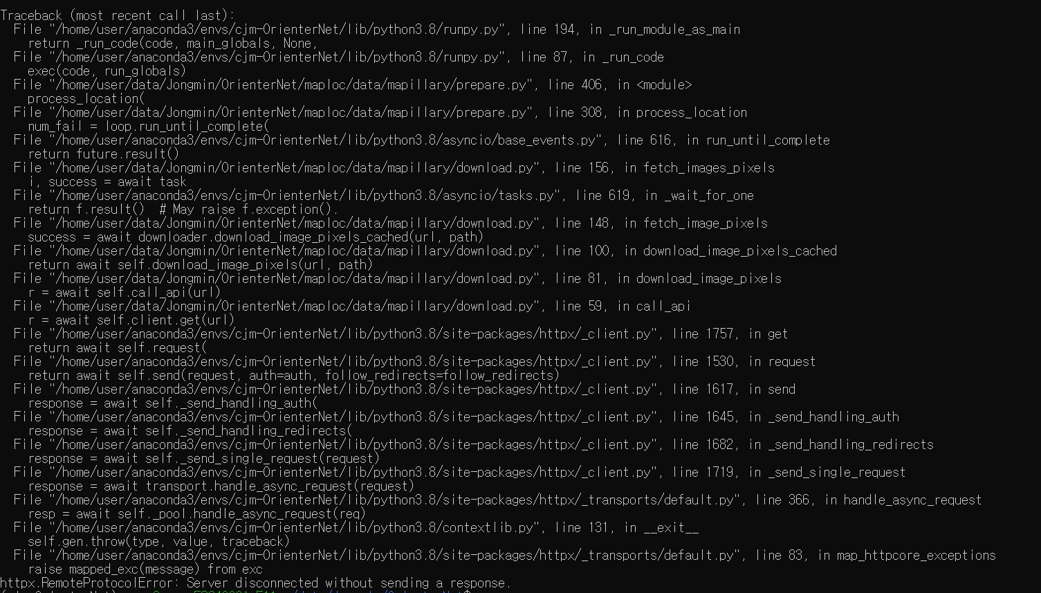 Error regarding ReadTimeout occured while preparing MGL dataset · Issue #32 · facebookresearch ...