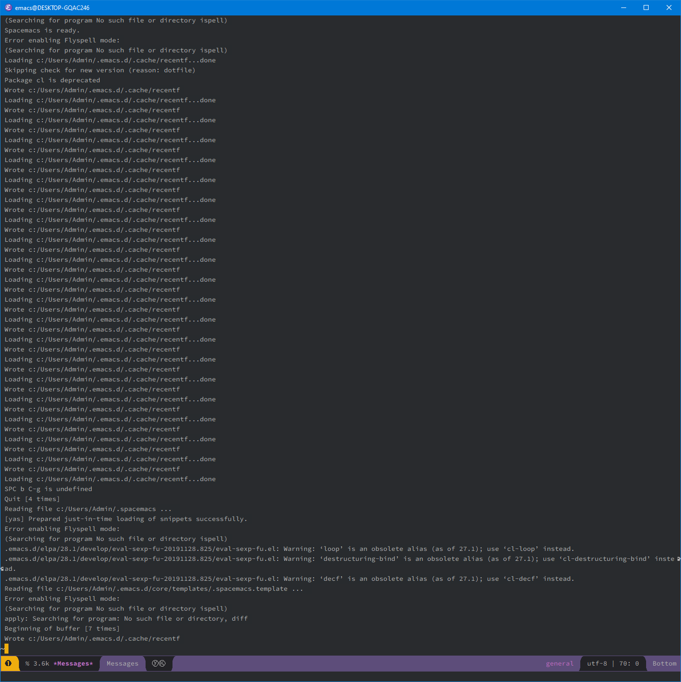 No such file or directory, diff · Issue #15714 · syl20bnr/spacemacs · GitHub