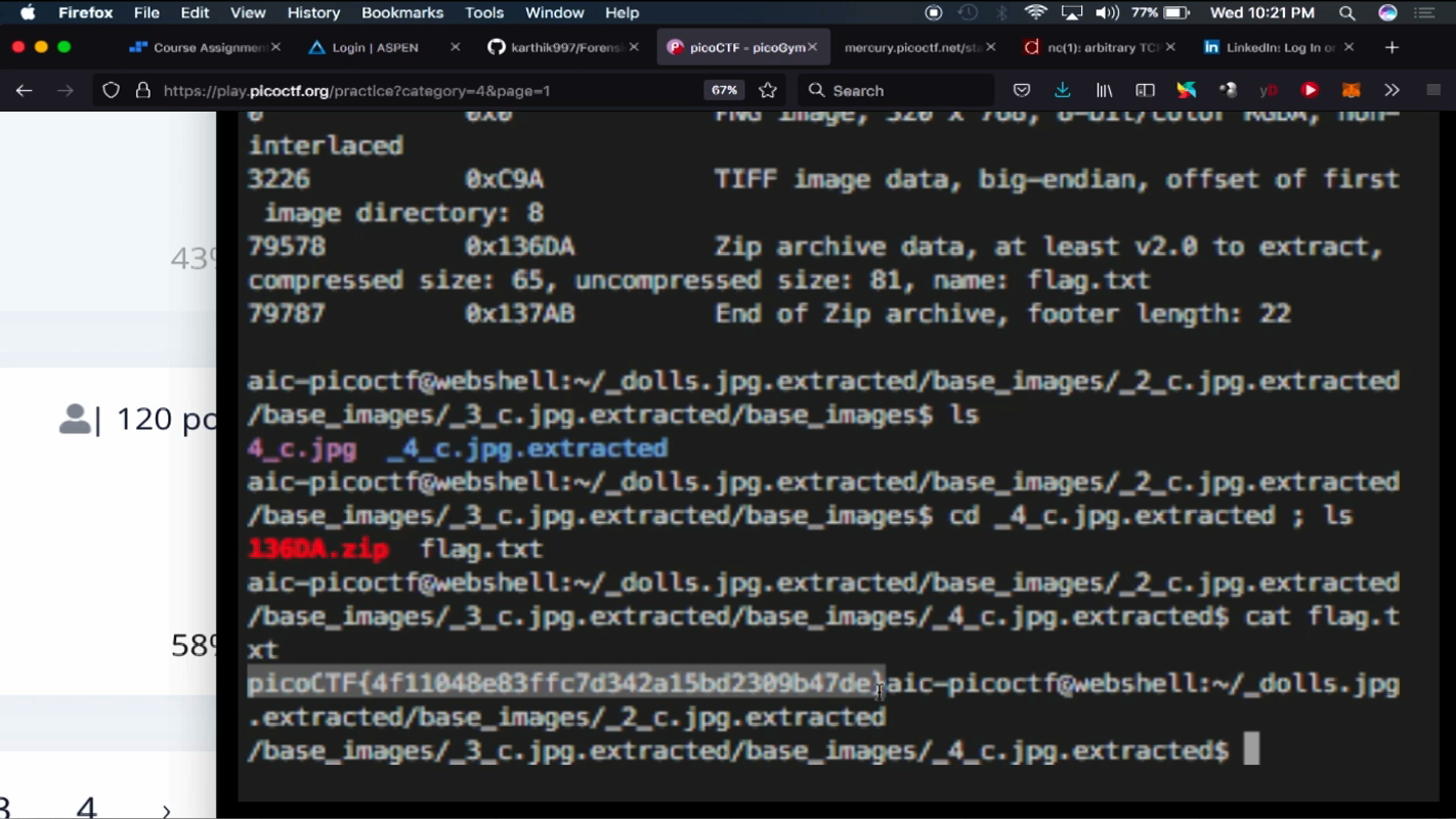 PicoCTF/Matryoshka doll (using StegSpy V2.1 to detect).md at main · AryaSecLab/PicoCTF · GitHub