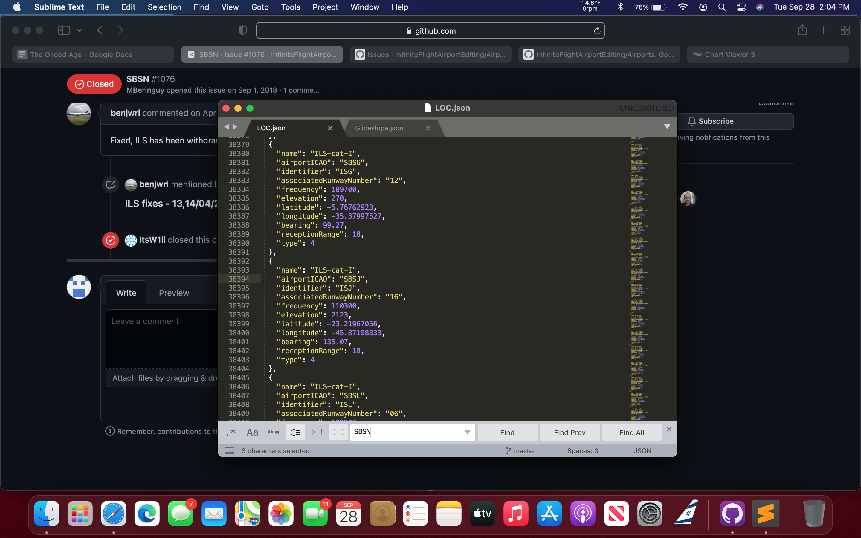 SBSN · Issue #1076 · InfiniteFlightAirportEditing/Navigation · GitHub