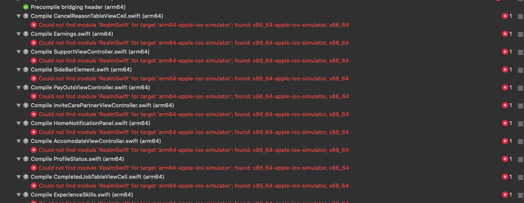Xcode12 beta6 build fail · Issue #6725 · realm/realm-swift · GitHub