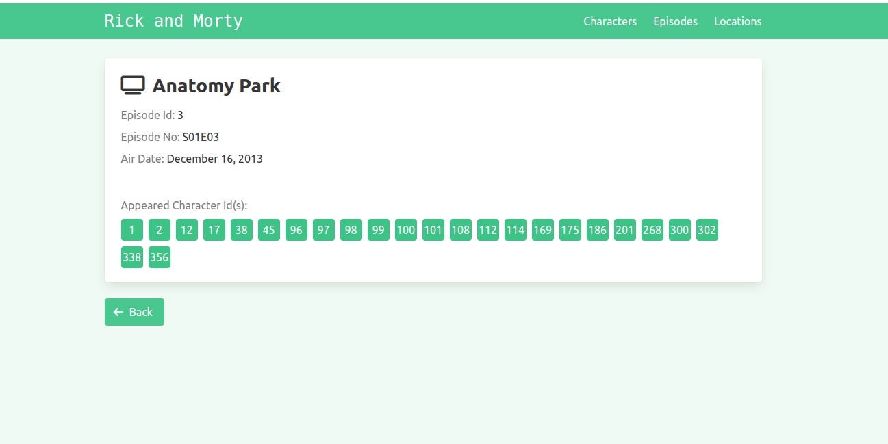 GitHub - codedbyEmre/Vue-Rick-and-Morty-Finder-App: An app that shows features,details and ...