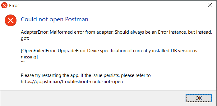 Install/upgrade to 7.32 fails · Issue #9041 · postmanlabs/postman-app ...