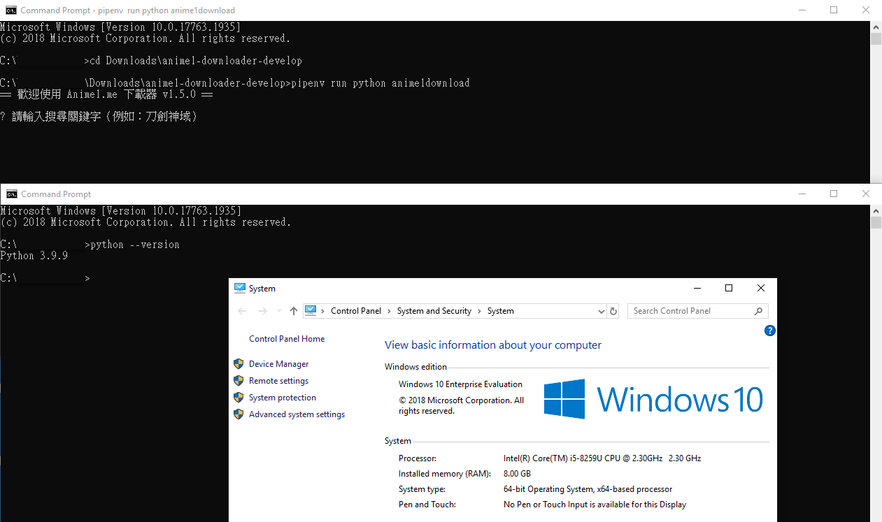 Downloaderpy Error · Issue 15 · Icelamanime1 Downloader · Github
