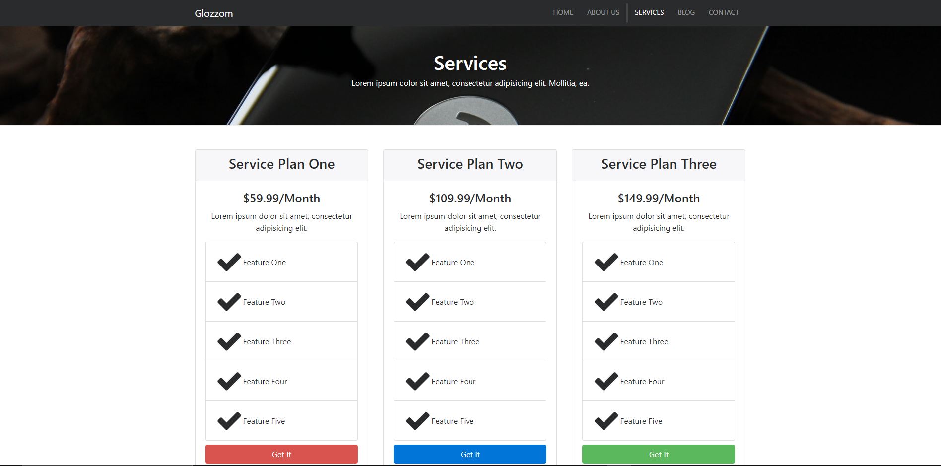 GitHub - MdEyaz/GlozzomTheme-Bootstrap: Its a Glozzom Theme which is content focused, minimal ...