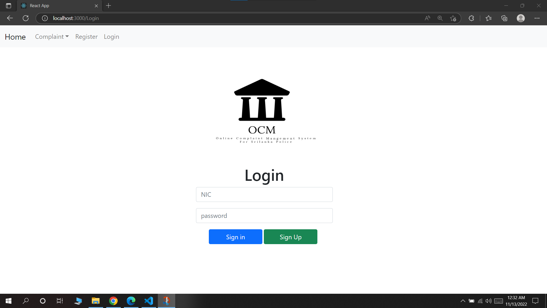 GitHub - Menuka298/Police-Complalint-Management-System-WEB-APPLICATION
