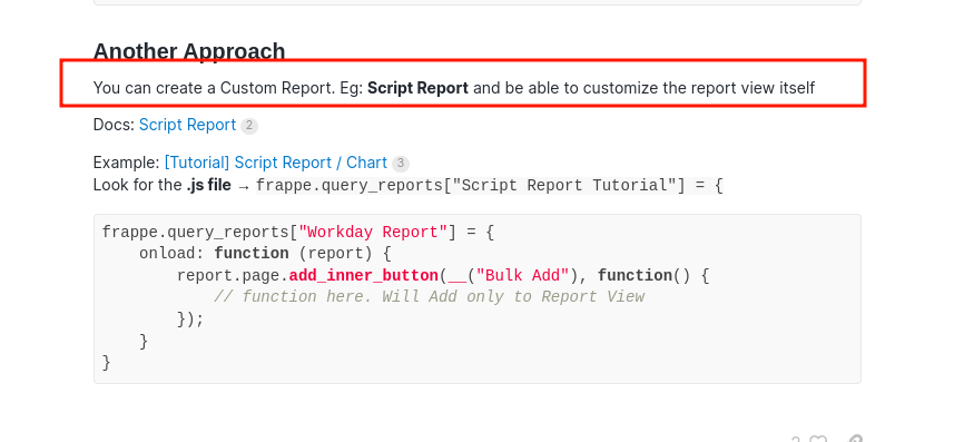 Custom buttons of list view is not visible in report view · Issue #20343 · frappe/frappe · GitHub