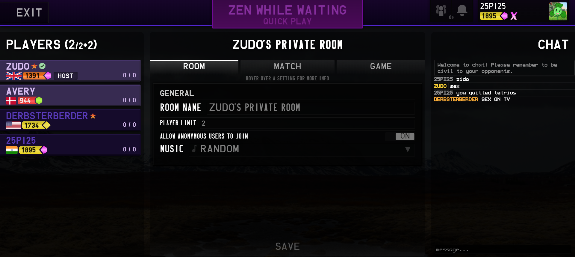 Zen mode header shows when joining a room via invite · Issue #1021 ...