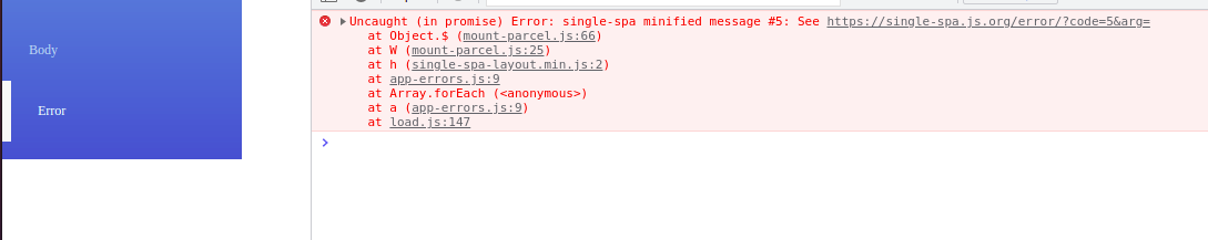Error at render errors on layout engine · Issue #147 · single-spa/single-spa-layout · GitHub