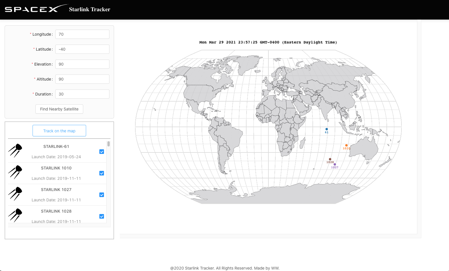 GitHub - ww592/starlink: Using third-party APIs, Starlink is a React ...