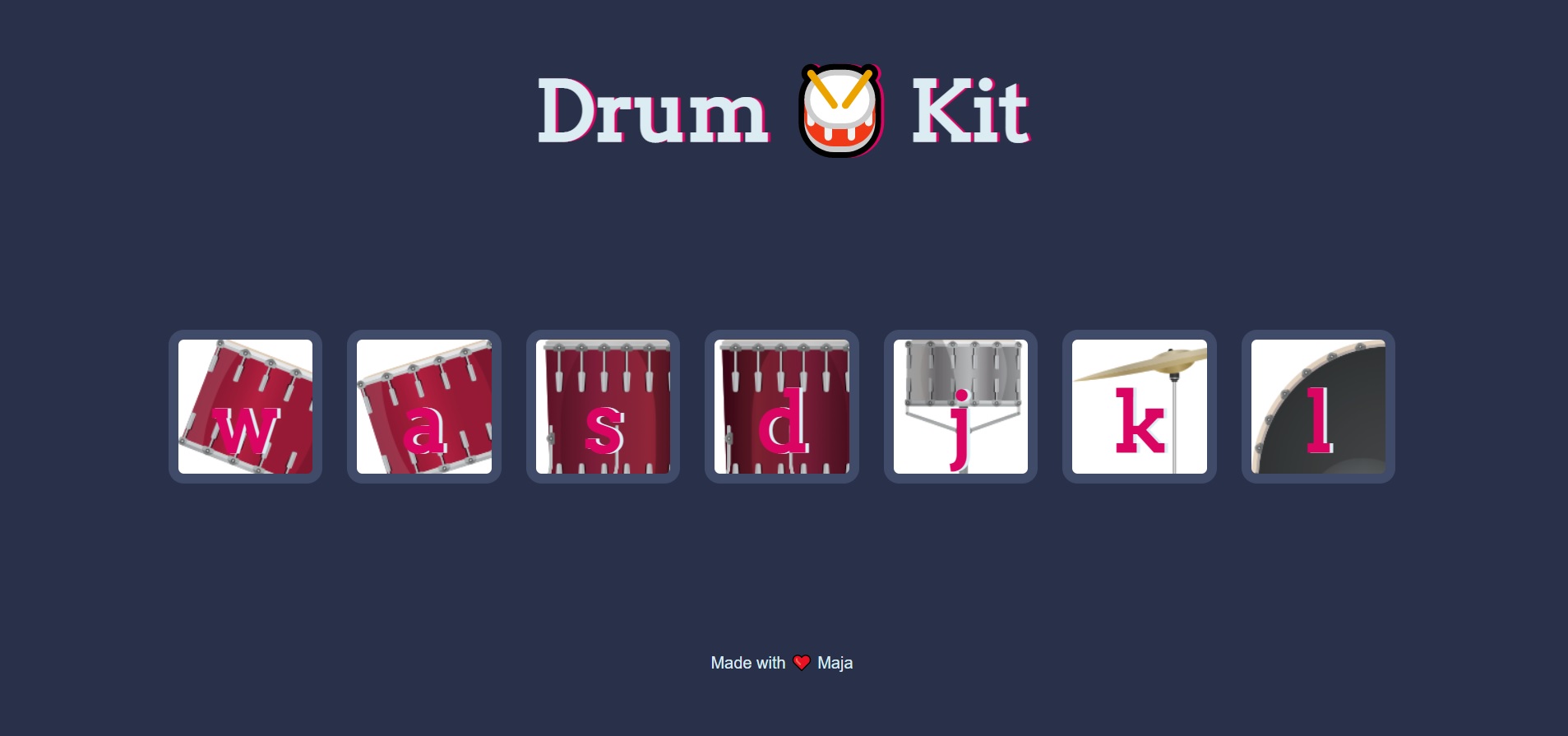GitHub - maja-wright/drumkit: Play the Drums!