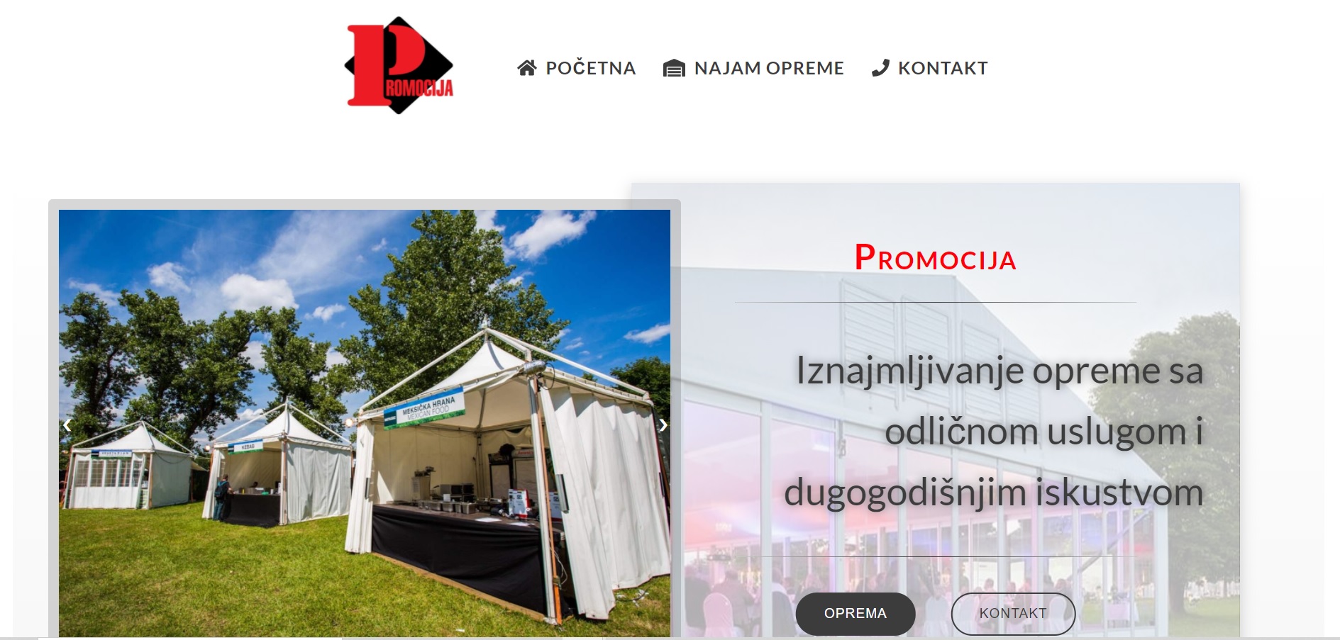 GitHub - maja-wright/promocija: Promocija - event rentals