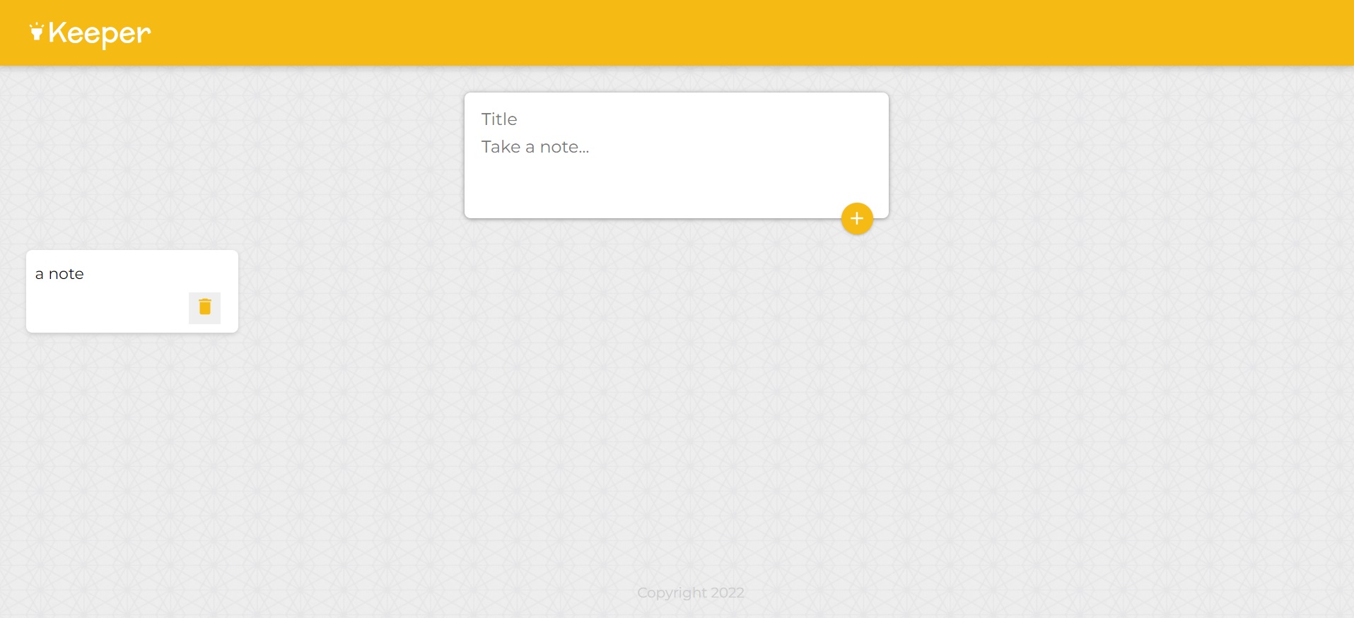 GitHub - maja-wright/keeper-app: Make a Note App!