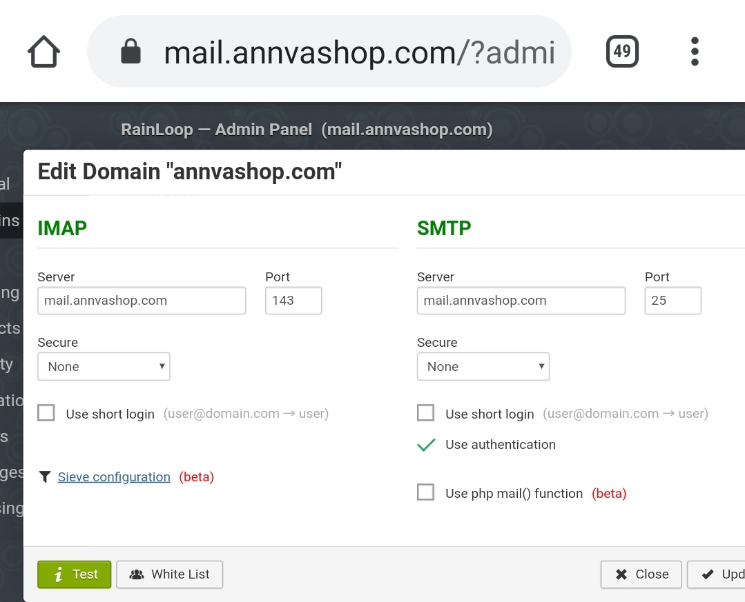 Rainloop - cannot login as user - authentication failed · Issue #2014 · RainLoop/rainloop ...