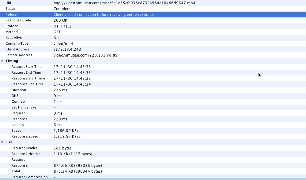 Client closed connection before receiving entire response · Issue #1406 · lipangit ...