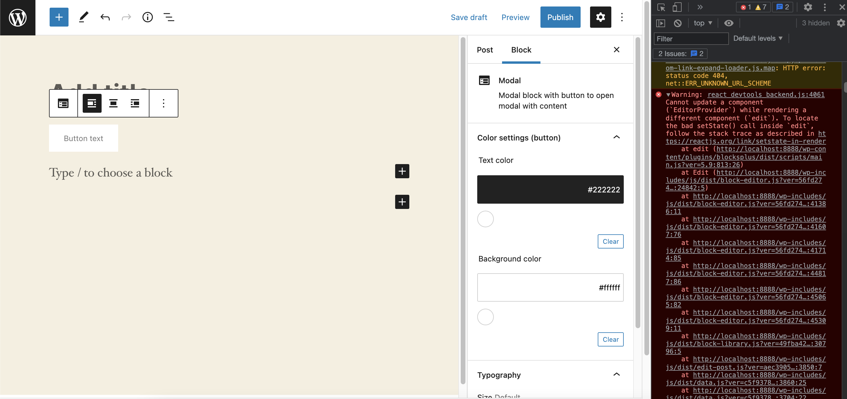 WordPress 5.9 Block Editor - custom developed block with React "Invalid hook call." error ...