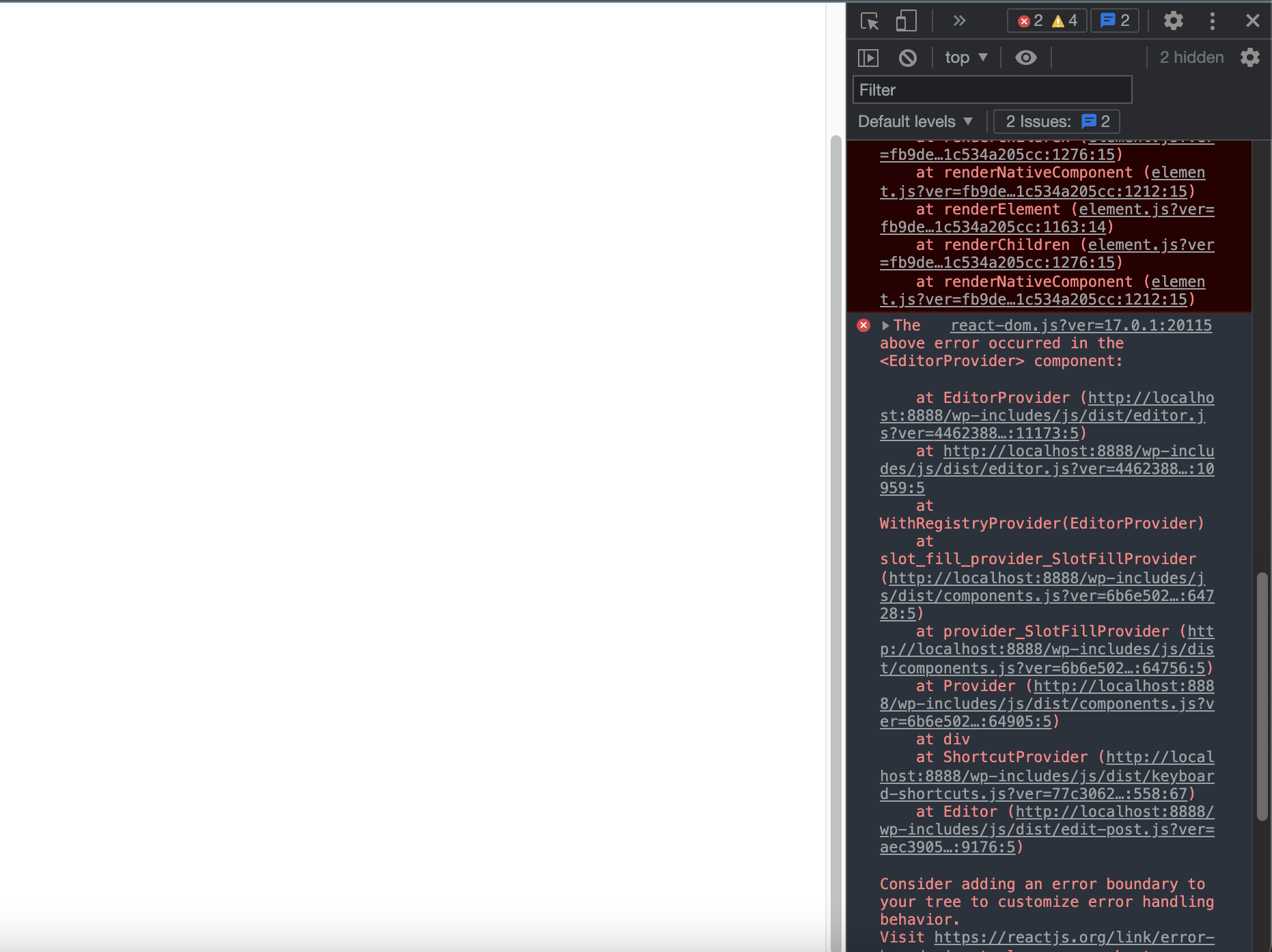 WordPress 5.9 Block Editor - custom developed block with React "Invalid hook call." error ...