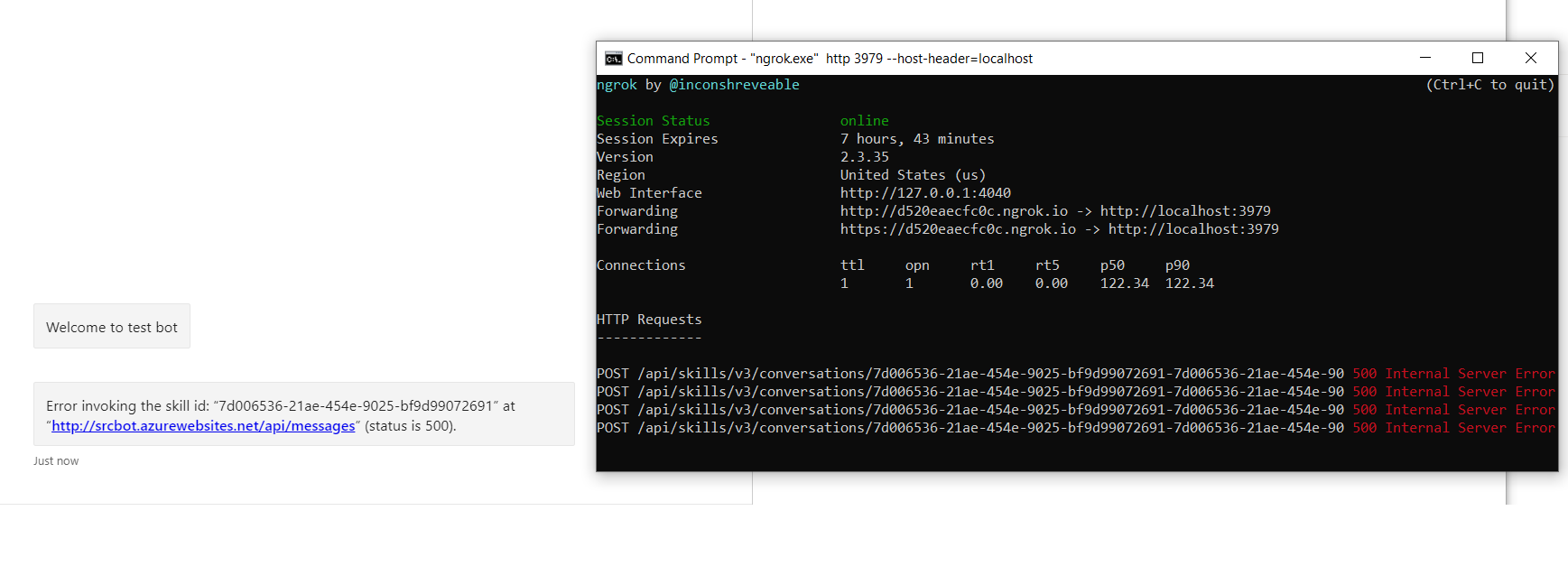 "Value cannot be null. (Parameter 'uriString') -Skill Not Loading · Issue #3146 · microsoft ...