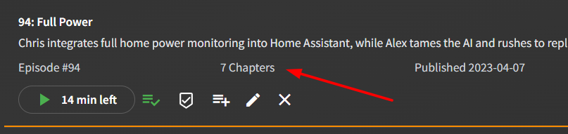 [Enhancement]: Support podcast mp3 chapters · Issue #1646 · advplyr/audiobookshelf · GitHub
