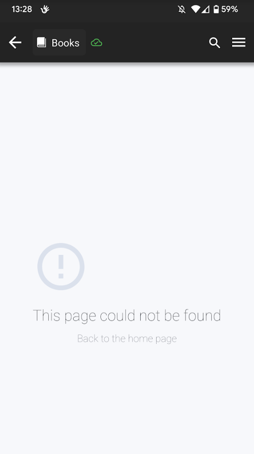[Bug] Page could not be found when collapsing series on library page list view and clicking ...