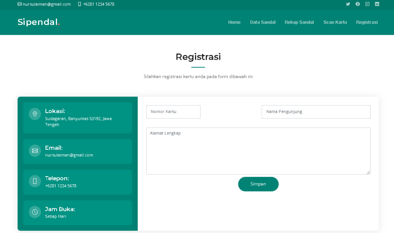 GitHub - dimasdwipriyono/sipendal: Sipendal merupakan sistem penitipan sandal digital pada ...