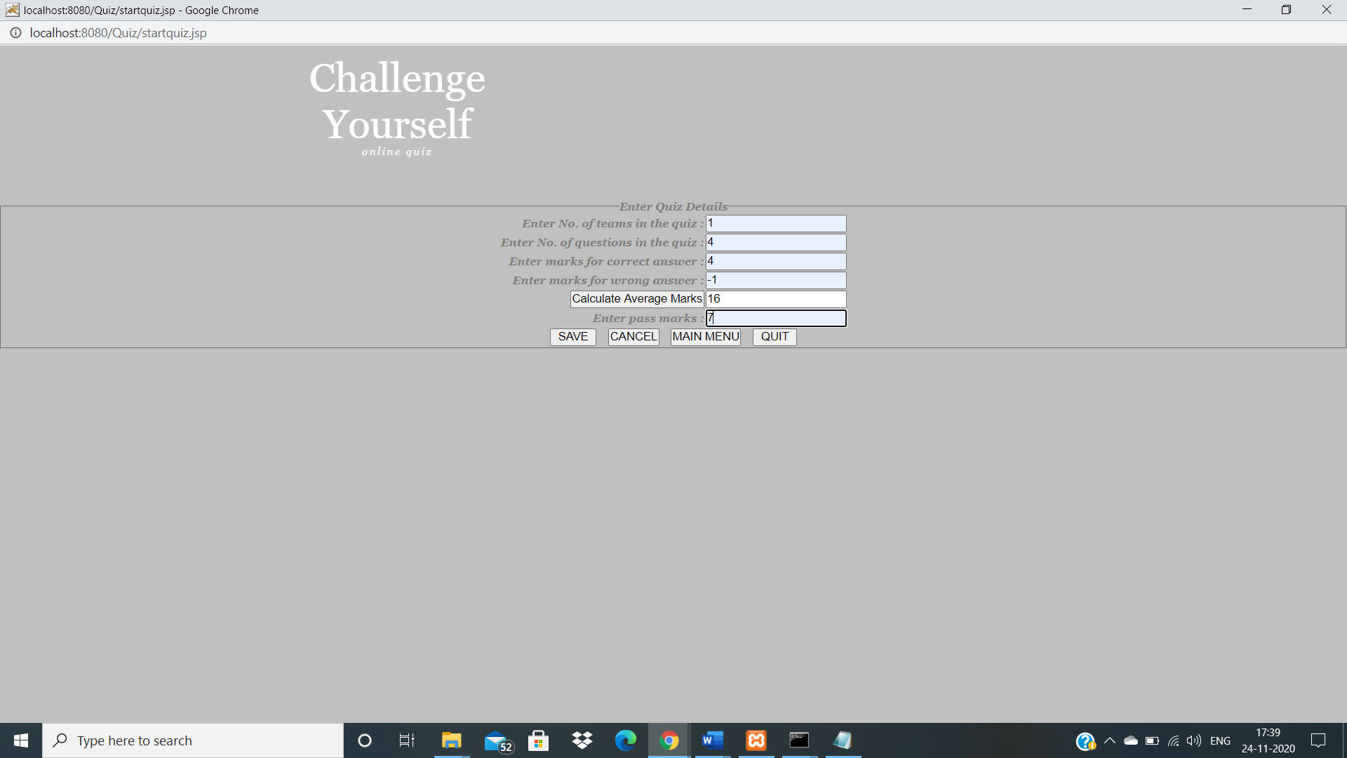 GitHub - YohanGupta/Online-Quiz-System