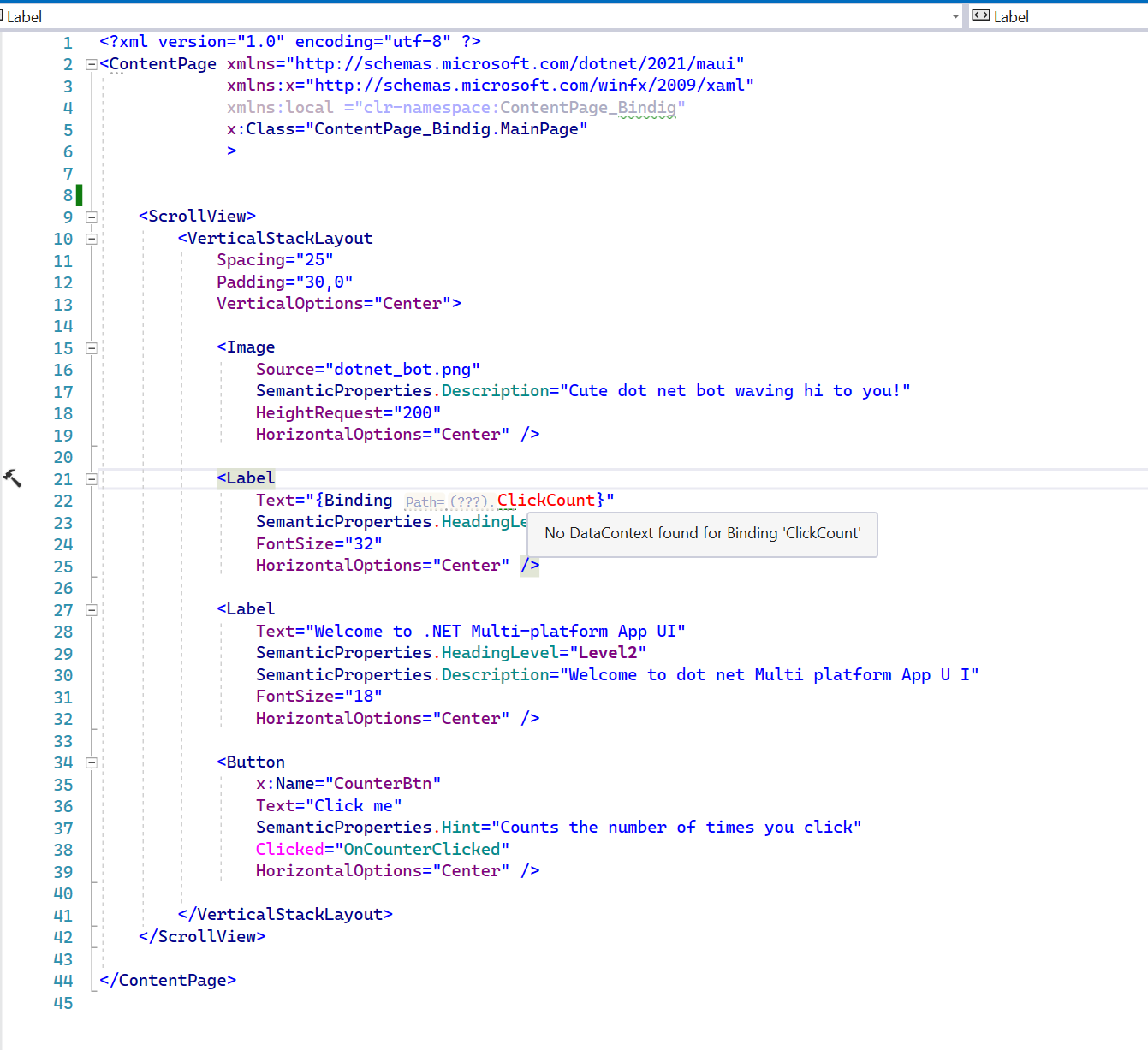 Native Crash When Bindingcontext Is Used On Ios Simulator · Issue 9683 · Dotnet Maui · Github