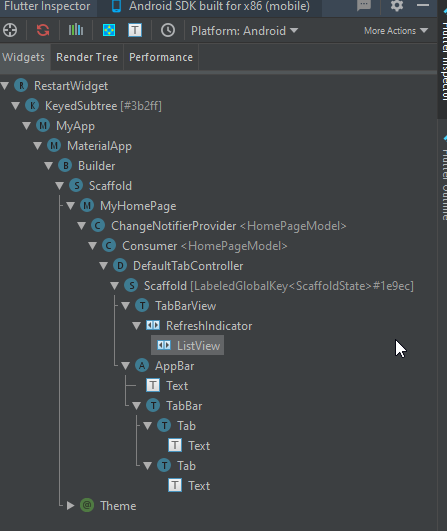 ListView Within TabBarView Dismissible Does Not work with Consumer · Issue #383 · rrousselGit ...