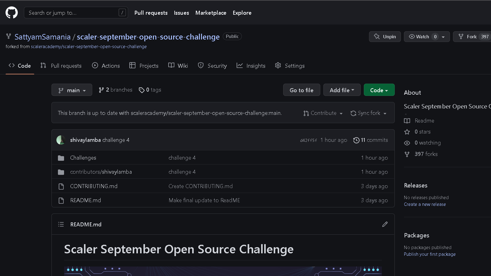 Challenge 4: Sattyam Samania · Issue #152 · scaleracademy/scaler-september-open-source-challenge ...