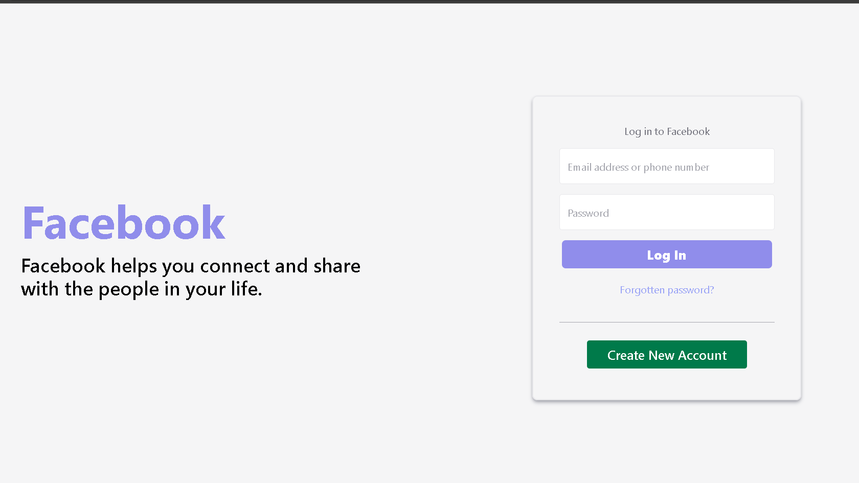 GitHub - SattyamSamania/Facebook-Login-Page-Clone: This is the Facebook Login Page Clone made ...