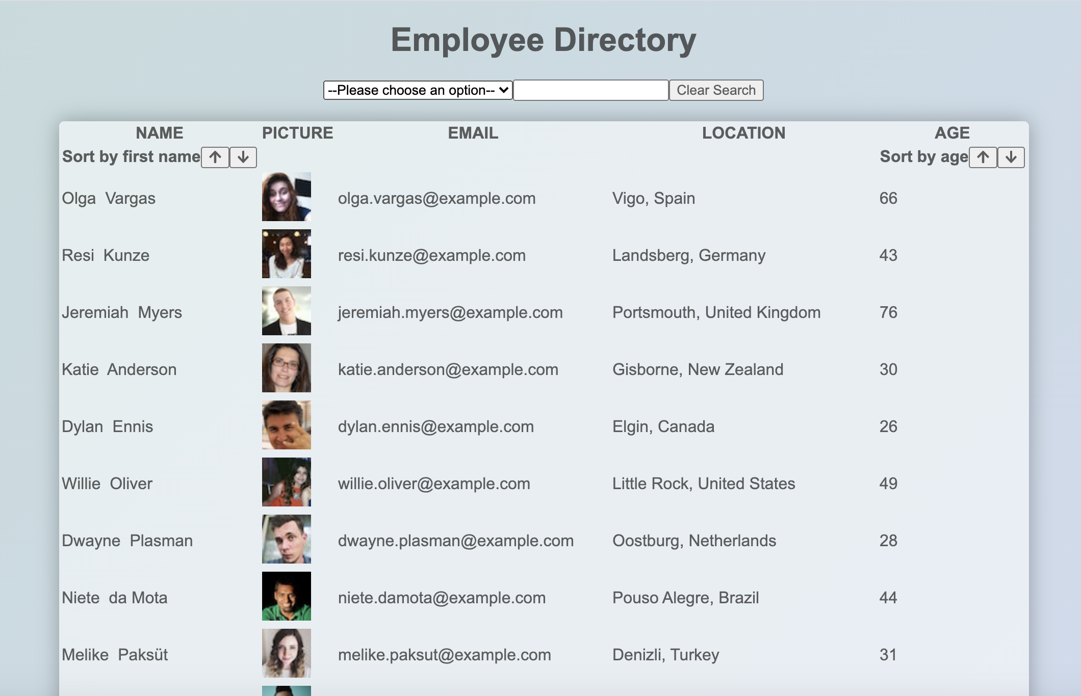 GitHub - je33ica/Employee-directory-: Create an employee directory with ...