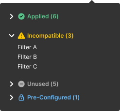 [dashboard]filter indicator to include a collapsible section for pre-configured filters · Issue ...