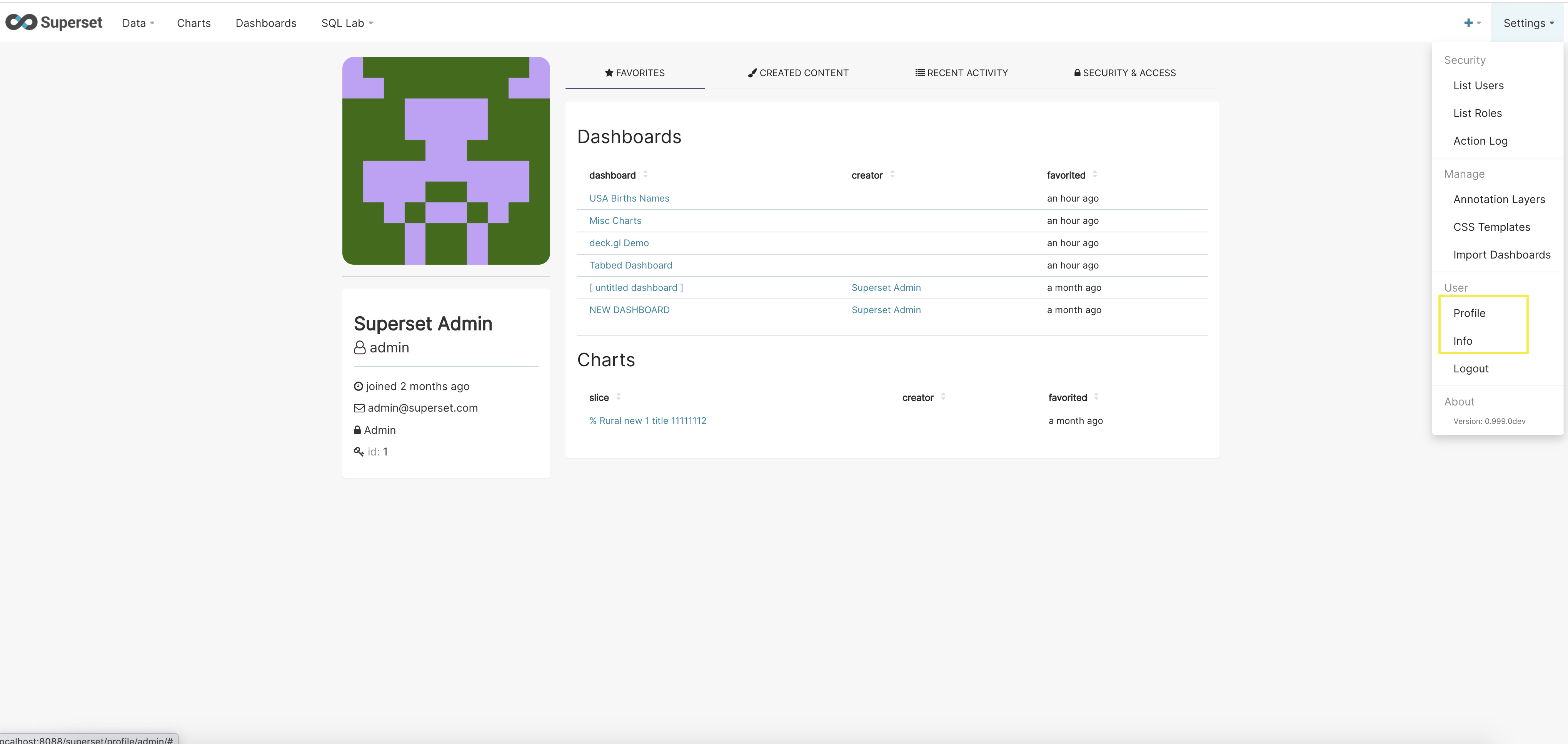 Profileandinfo Cosmetic Issues And Redesign · Issue 12017 · Apachesuperset · Github 