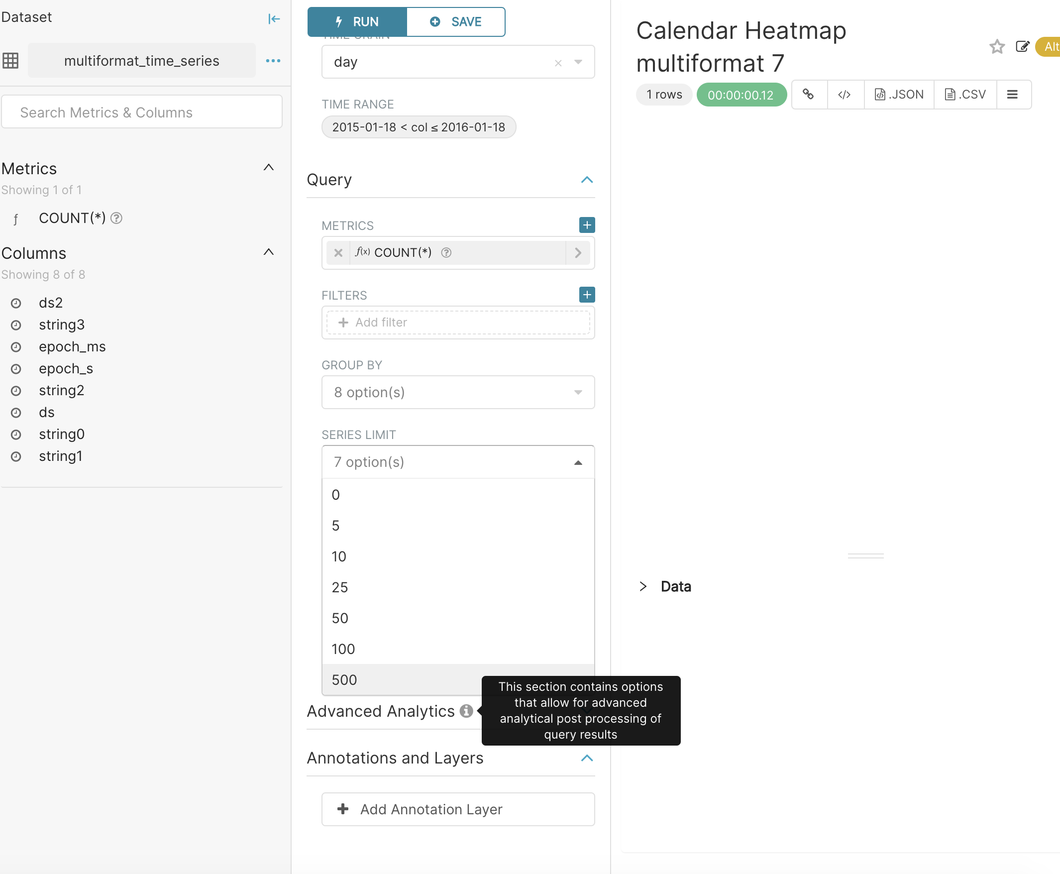 [explore] Hover on (i) in dropdown renders tooltip behind the dropdown · Issue #12551 · apache ...