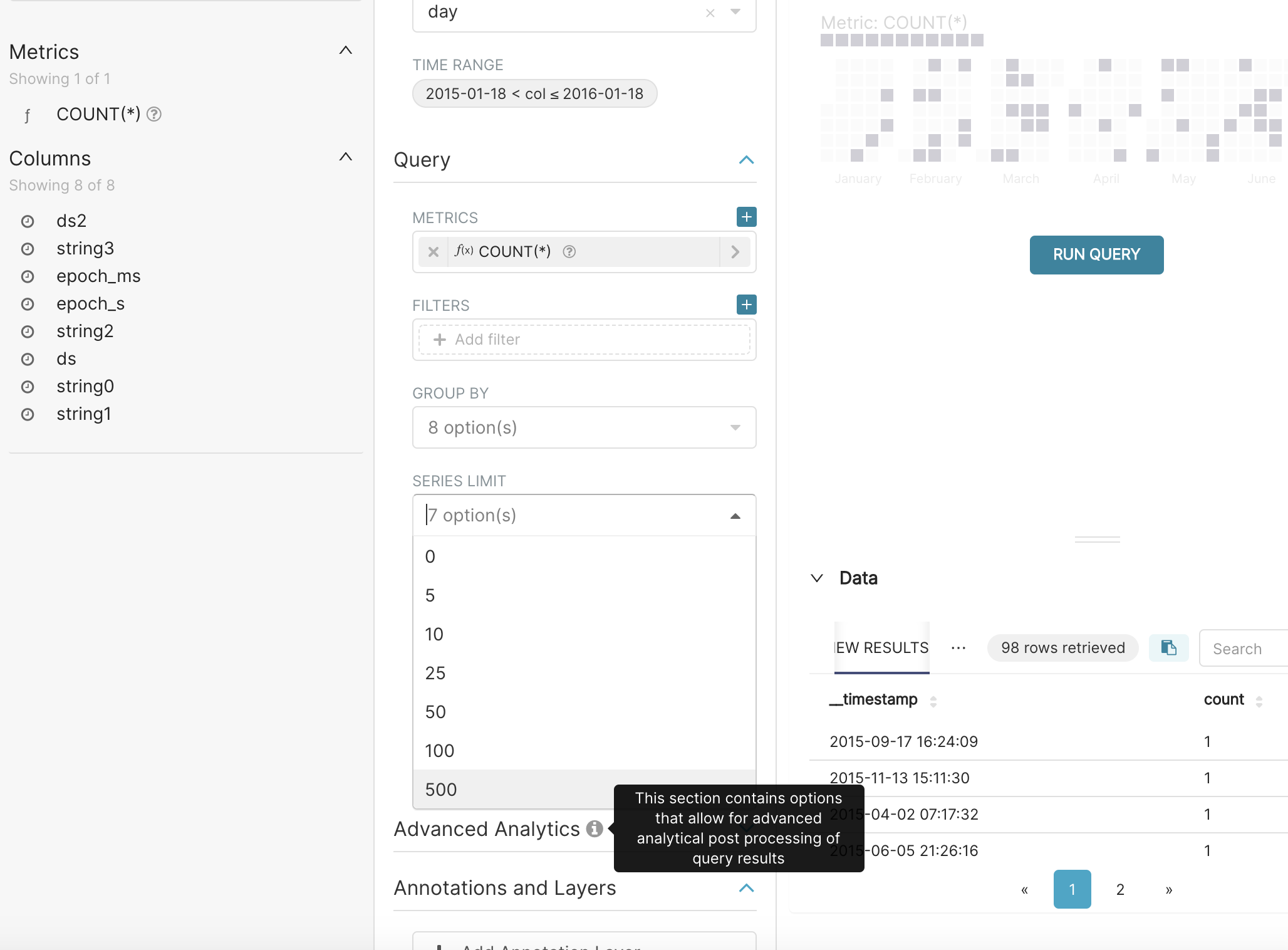[explore] Hover on (i) in dropdown renders tooltip behind the dropdown · Issue #12551 · apache ...