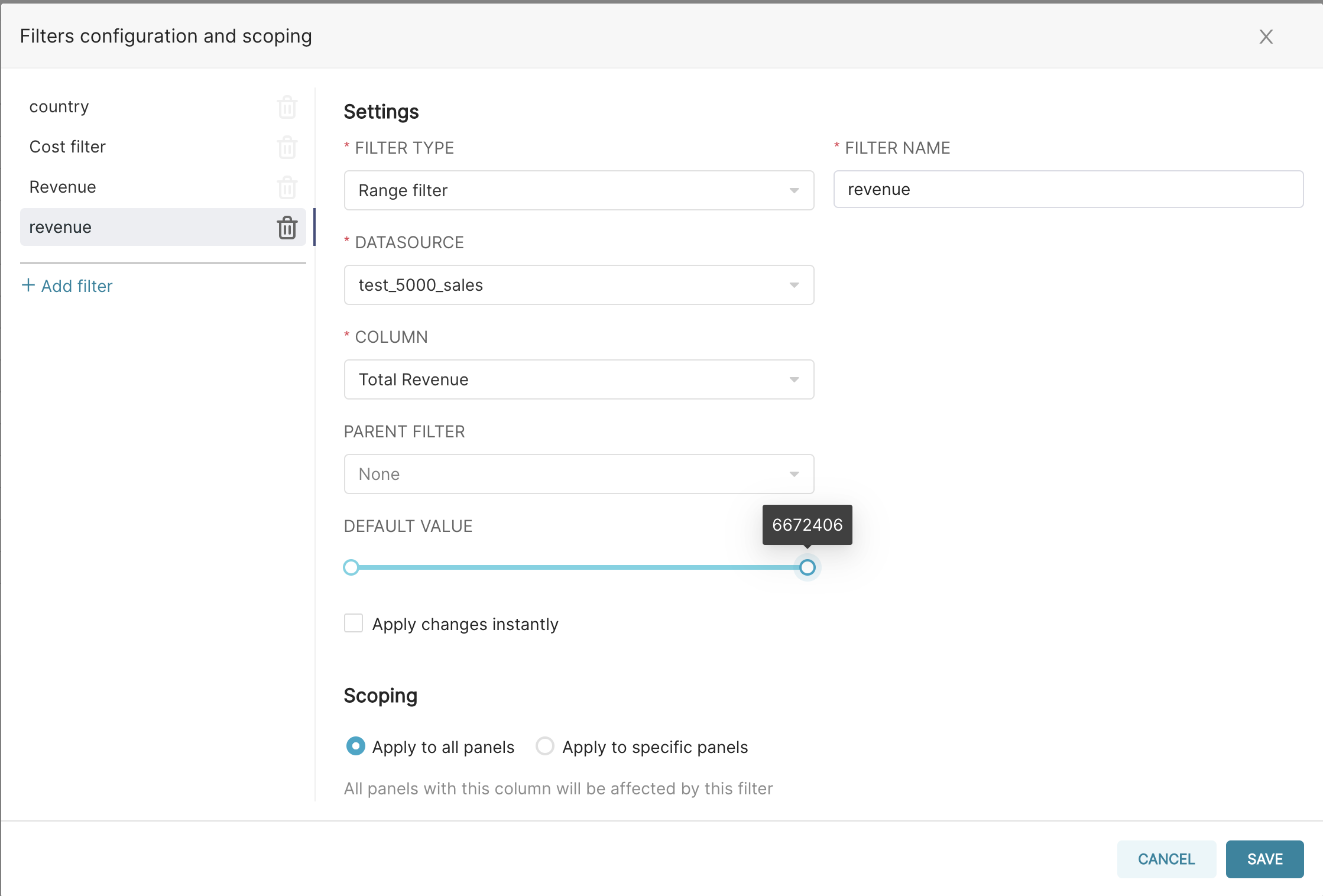 [🎉New feature for testing]Dashboard native filter phase 2(Full feature ...