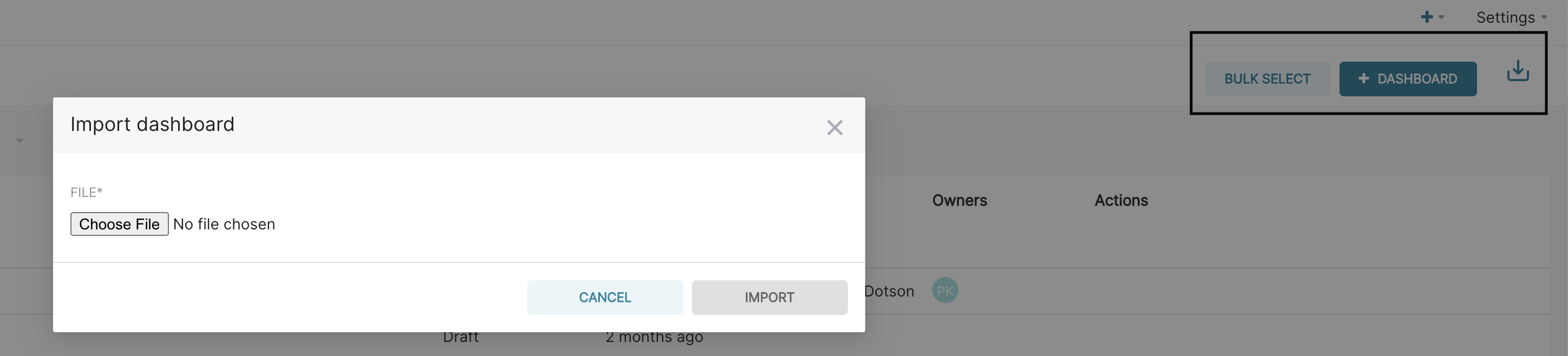 [Design]Import chart/dashboard UI icon is misleading · Issue #13920 ...