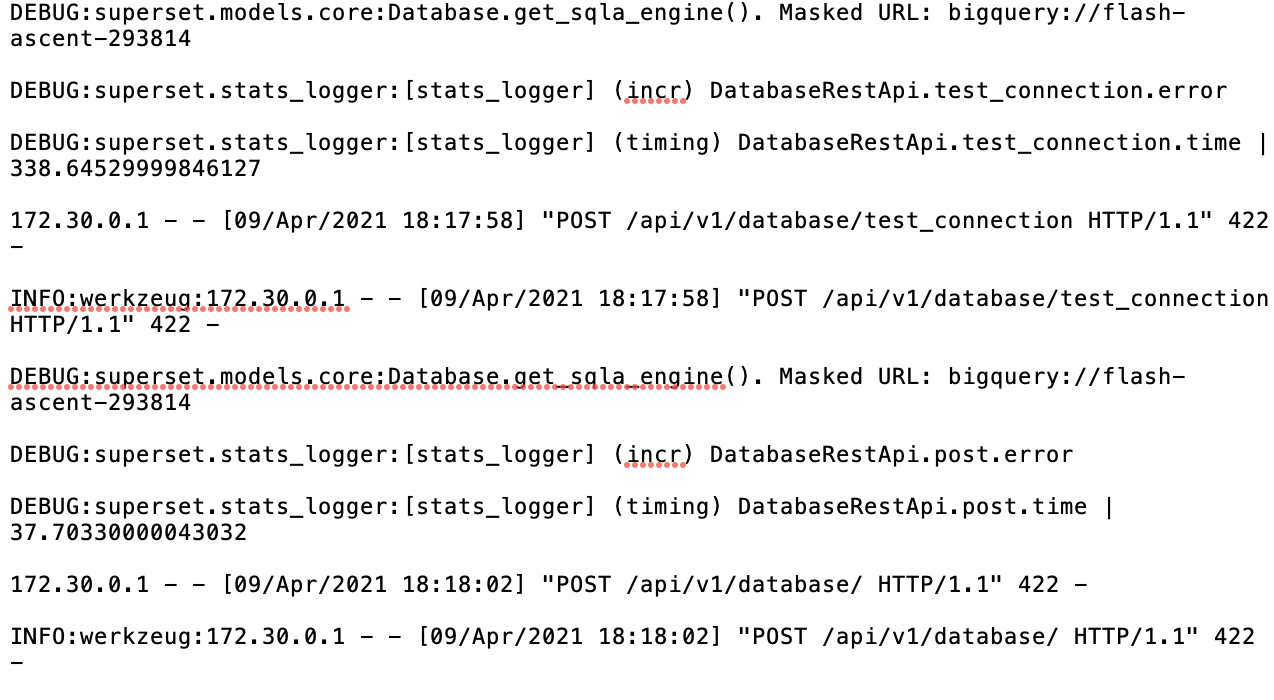 Can't connect with BigQuery · Issue #14083 · apache/superset · GitHub