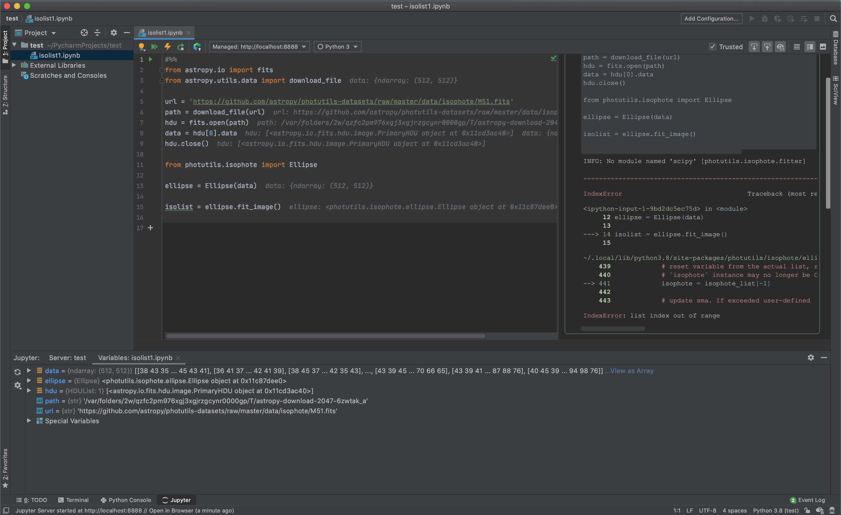 Error In Ellipse Fit Image · Issue 452 · Astropy Astropy Tutorials · Github