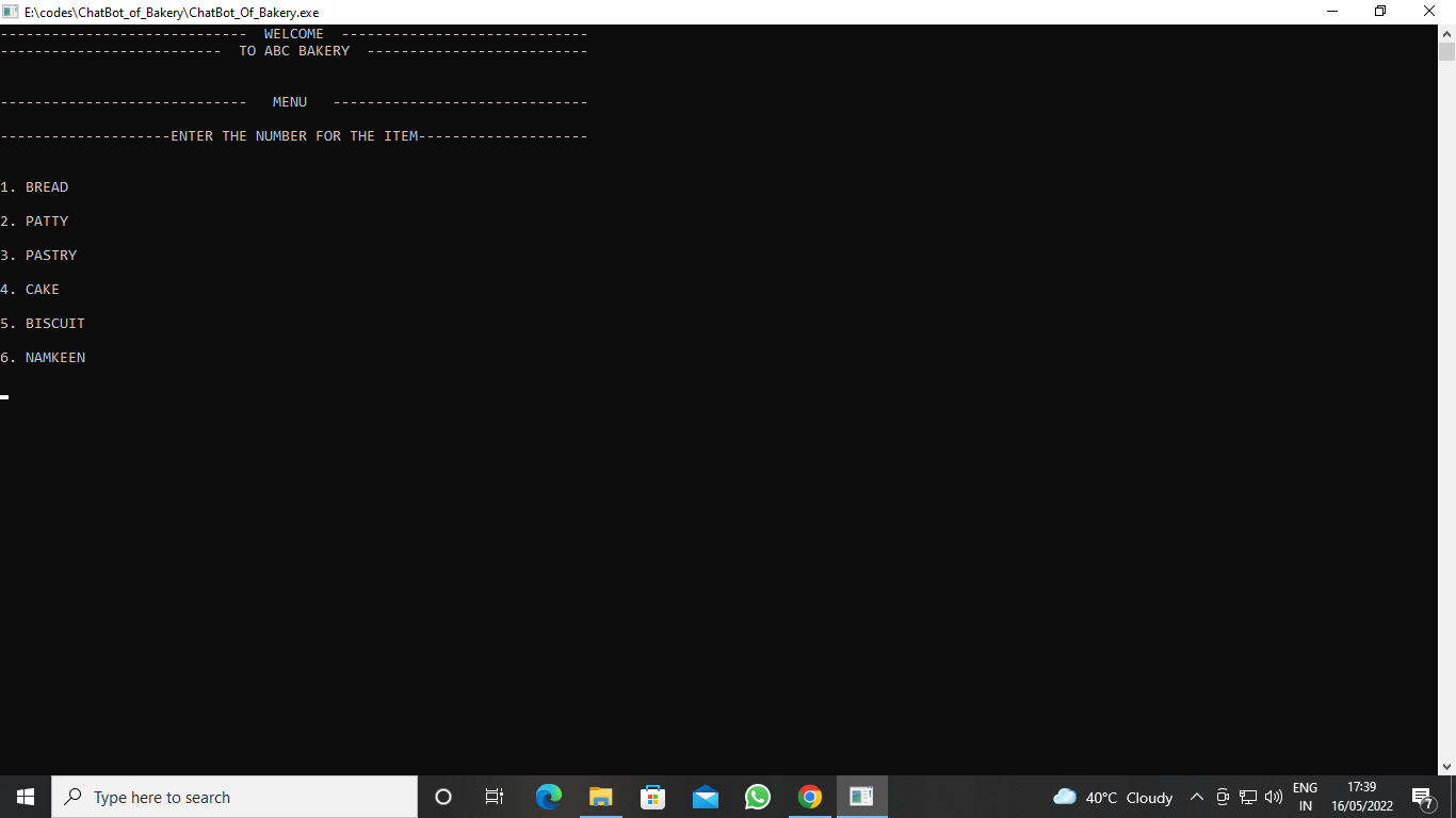 GitHub - Arshpreet3001/ChatBot-Of-Bakery