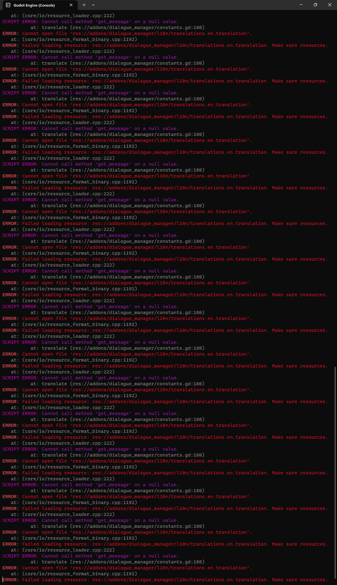 Godot crash at startup · Issue #146 · nathanhoad/godot_dialogue_manager · GitHub
