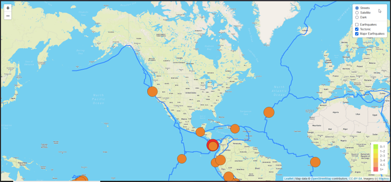 GitHub - aolayeye/Mapping_Earthquakes: Mapping earthquakes GeoJSON data with Mapbox API, Leaflet ...