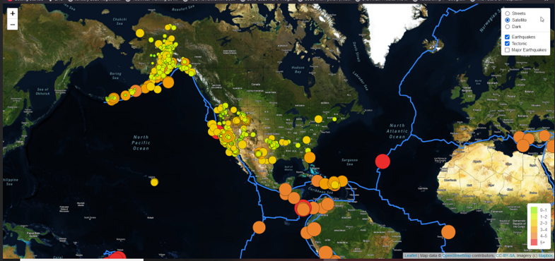 GitHub - aolayeye/Mapping_Earthquakes: Mapping earthquakes GeoJSON data with Mapbox API, Leaflet ...