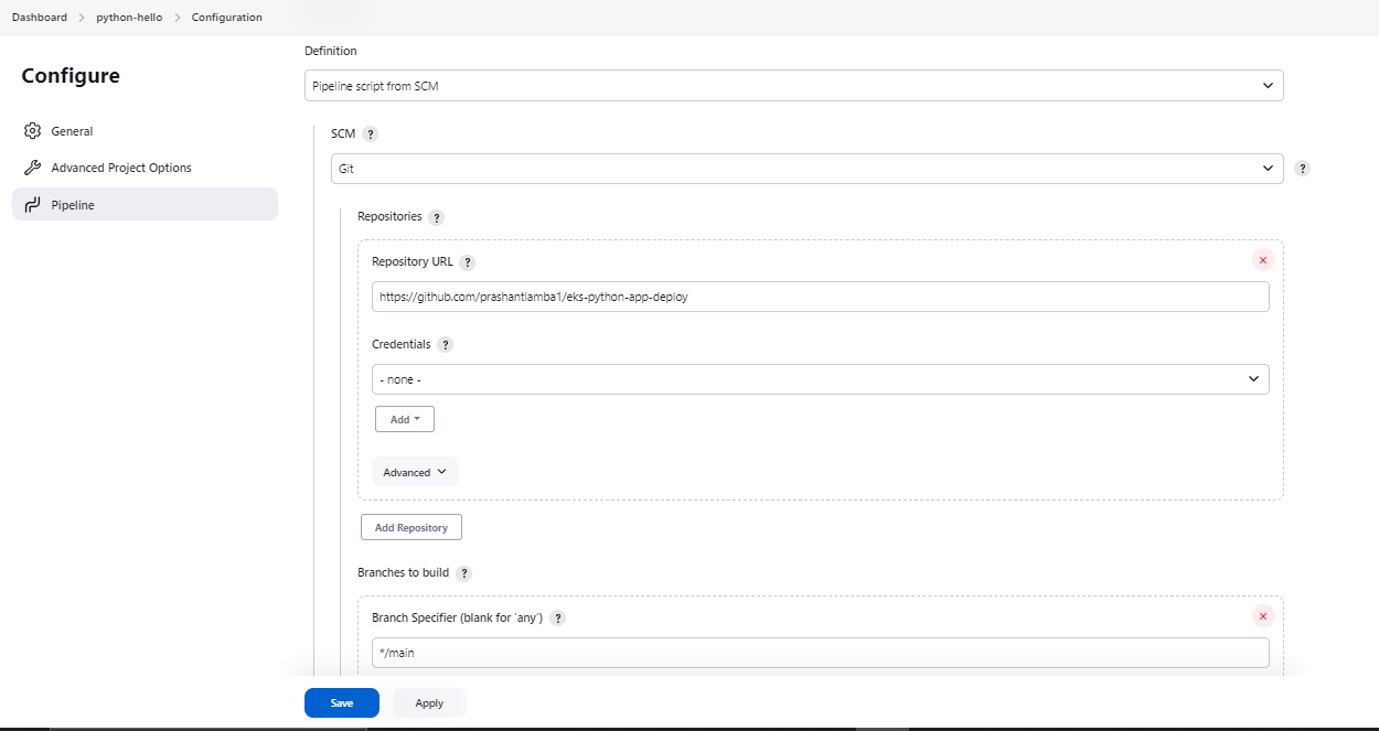 Github Prashantlamba1eks Python App Deploy Creates Eks Cluster And Deploys Python App