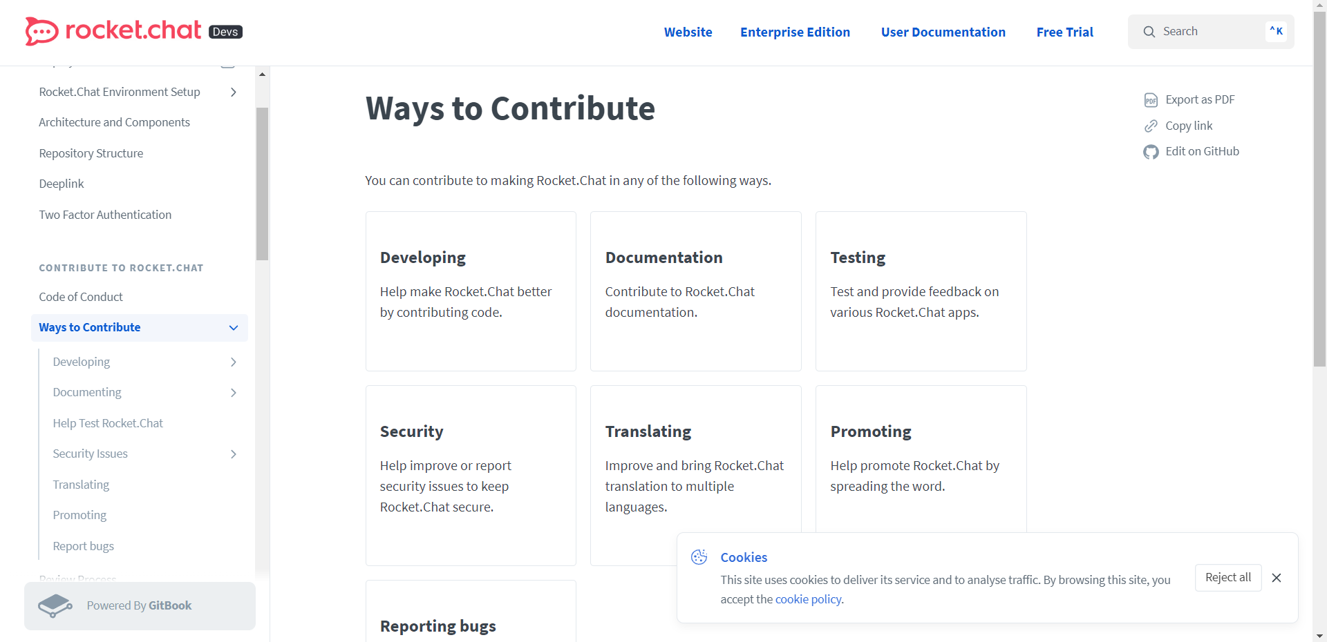 How Can I Help Link Broken · Issue 28940 · Rocketchatrocketchat · Github